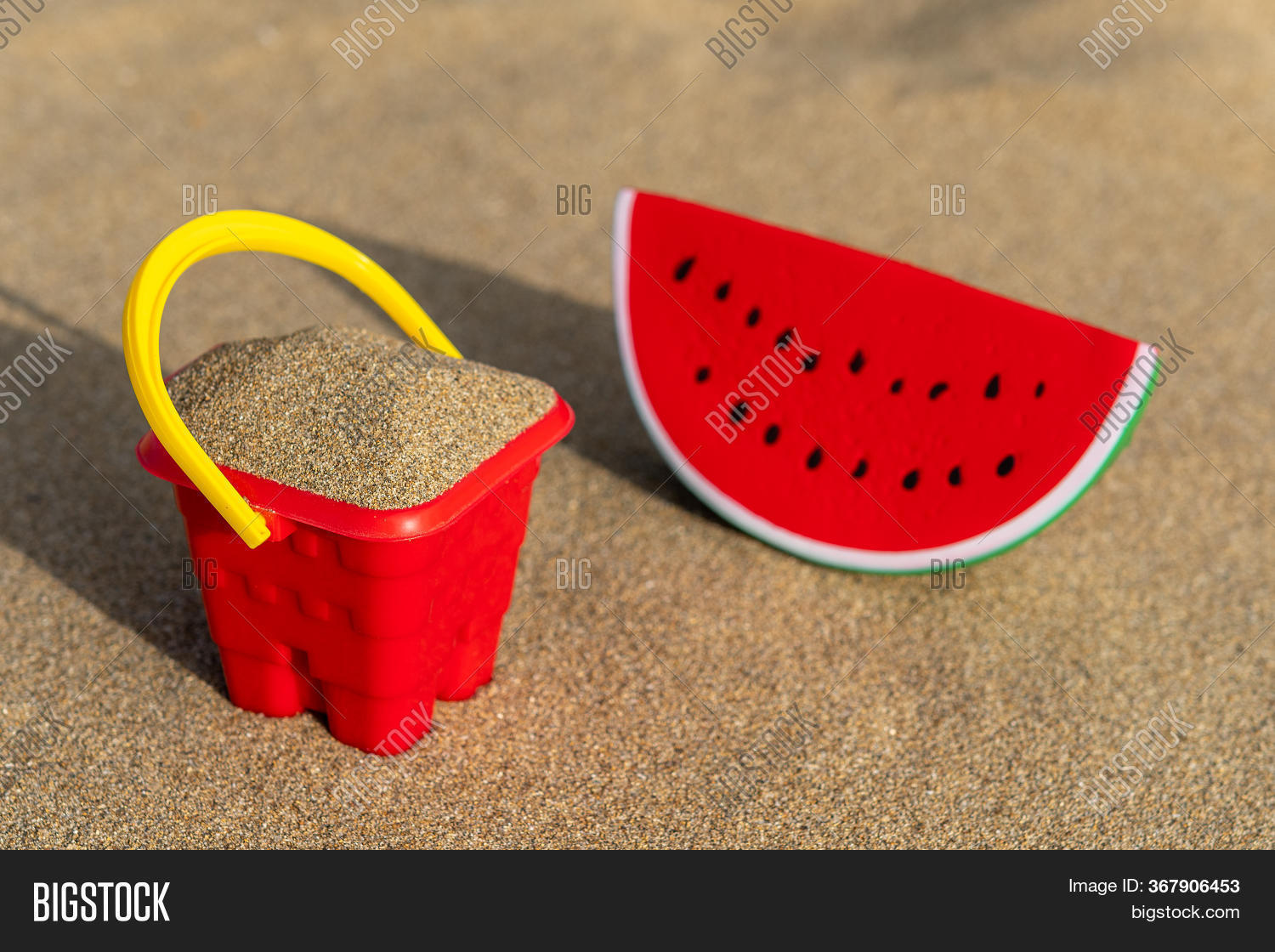 Red Sand Castle Bucket Image & Photo (Free Trial) | Bigstock