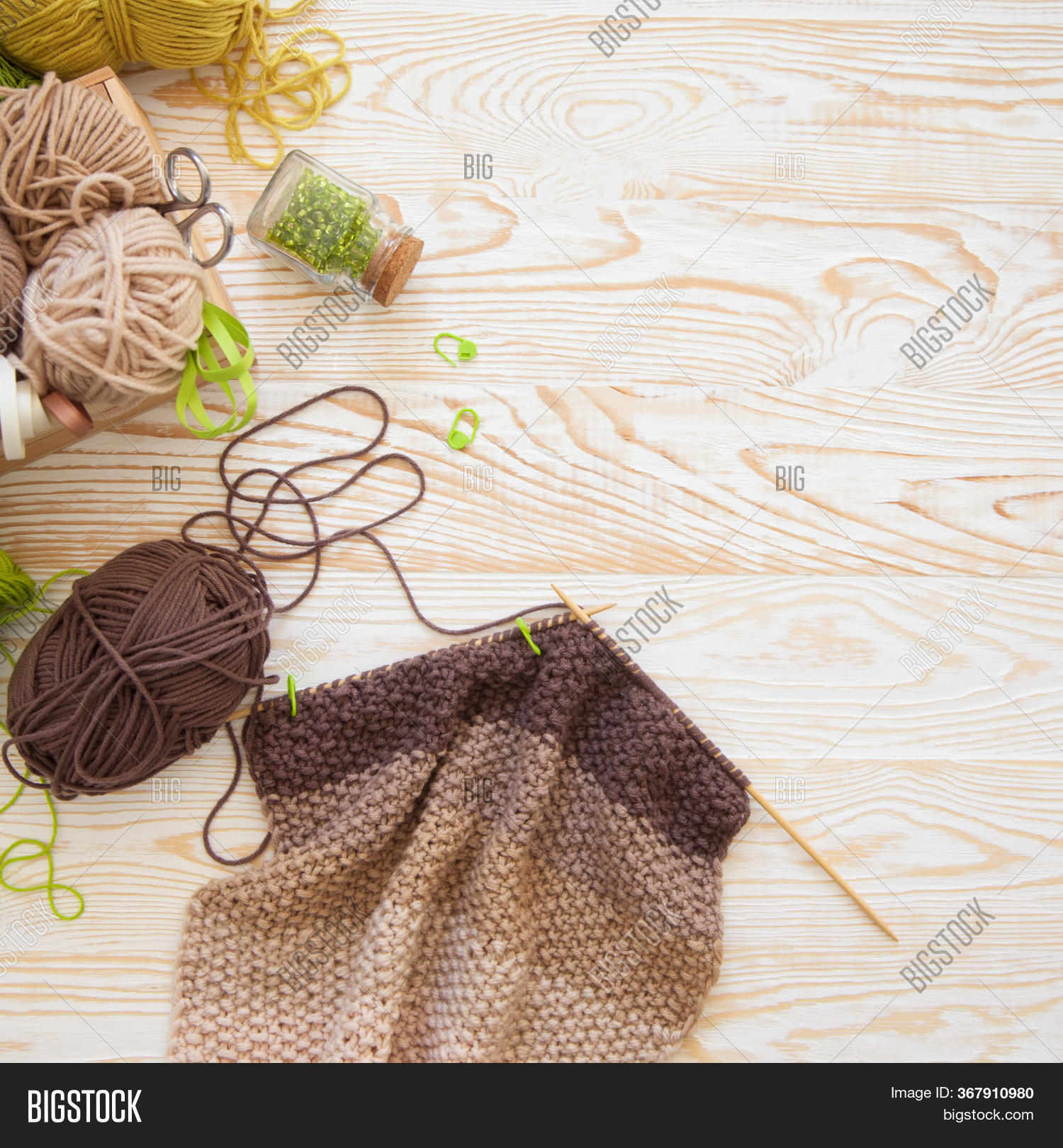 Woman Knits White Image & Photo (Free Trial) | Bigstock