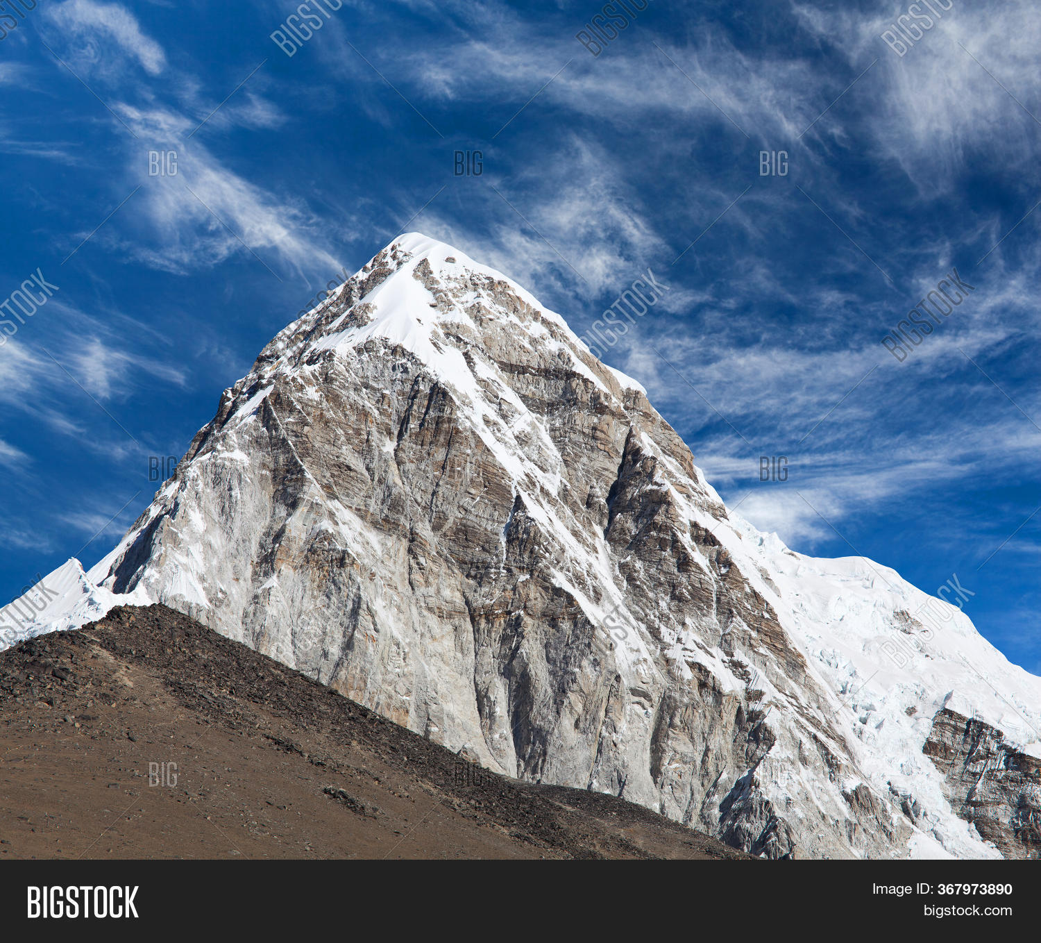 View Pumori Everest Image & Photo (Free Trial) | Bigstock