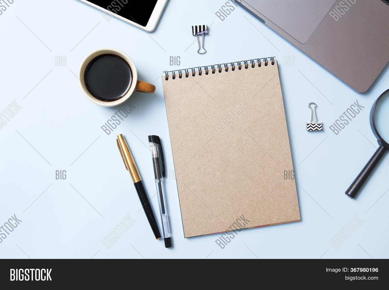 Top View Workspace Image & Photo (Free Trial) | Bigstock
