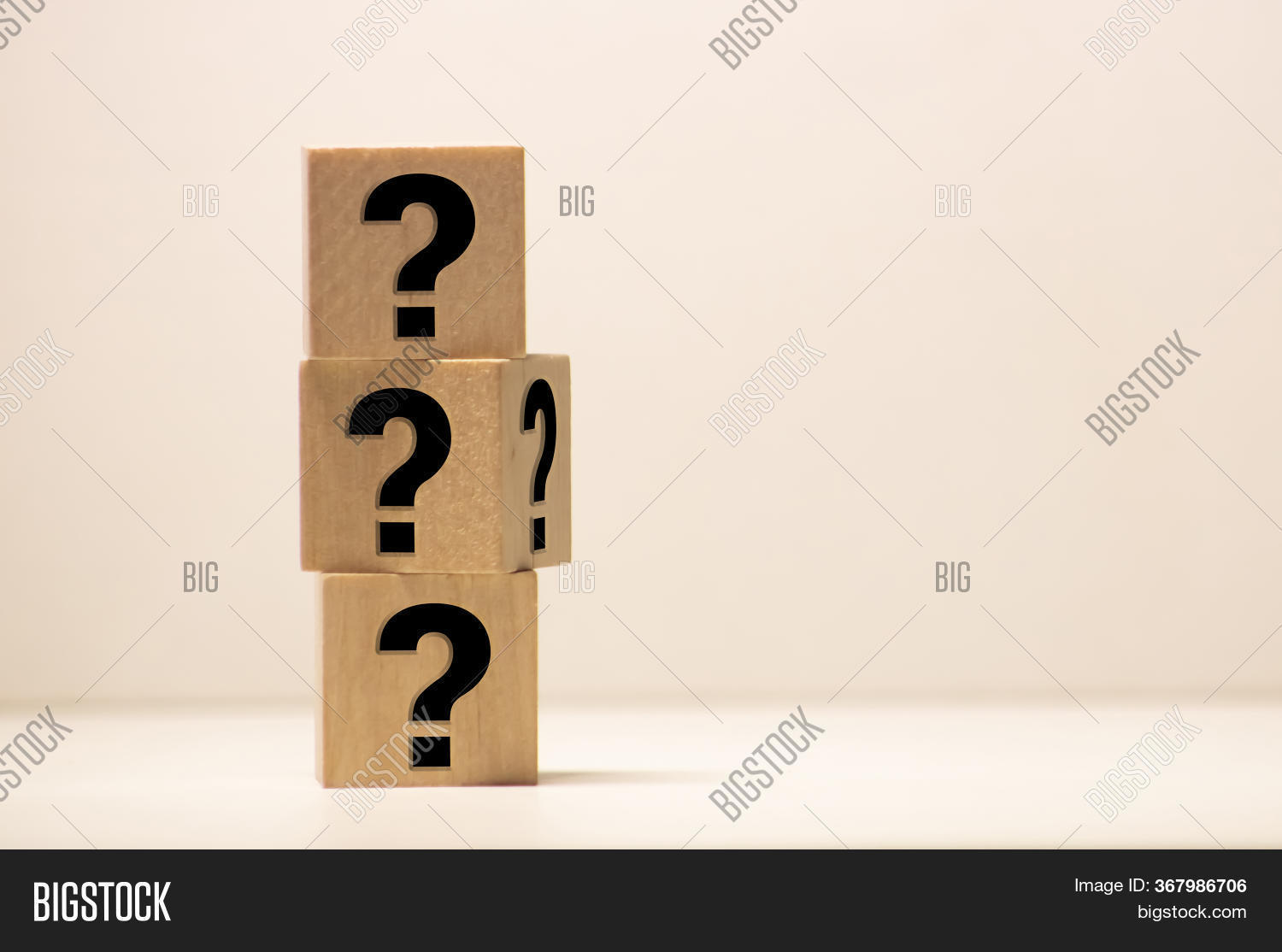 Four Wooden Blocks Image & Photo (Free Trial) | Bigstock