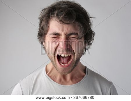 Portrait Screaming Image & Photo (Free Trial) | Bigstock