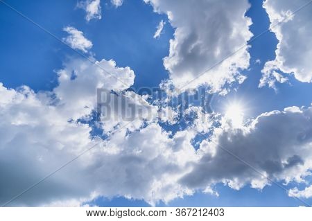 Bright Blue Cloudy Sky Image & Photo (Free Trial) | Bigstock