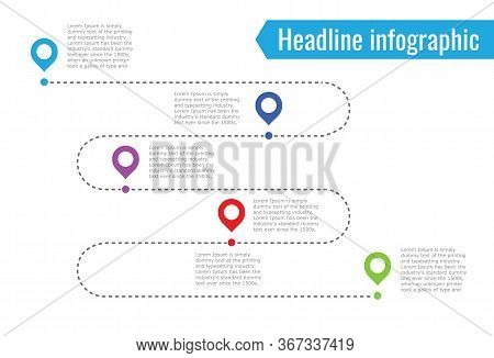 Infographic Path Vector & Photo (Free Trial) | Bigstock
