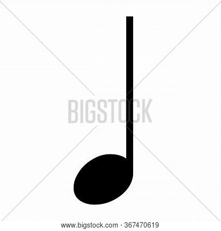 Quarter Music Note Vector & Photo (Free Trial) | Bigstock