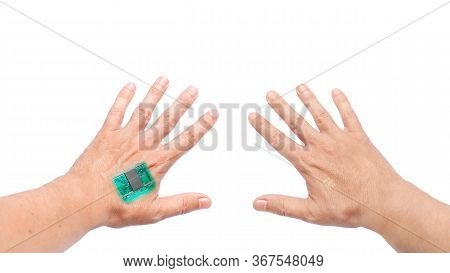 Hands Microprocessor Image & Photo (Free Trial) | Bigstock