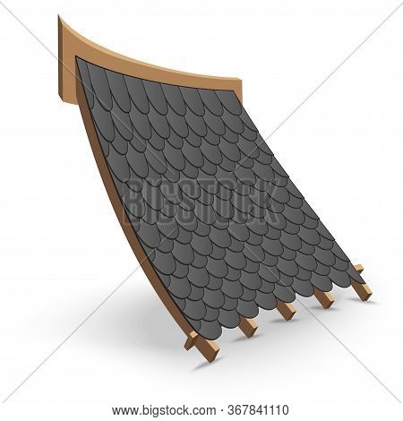 Black Shingles Vector & Photo (Free Trial) | Bigstock
