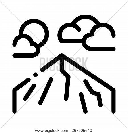Mountain Peak Icon Vector & Photo (Free Trial) | Bigstock