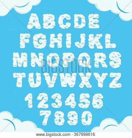 Cloud Font. Sky Vector & Photo (Free Trial) | Bigstock