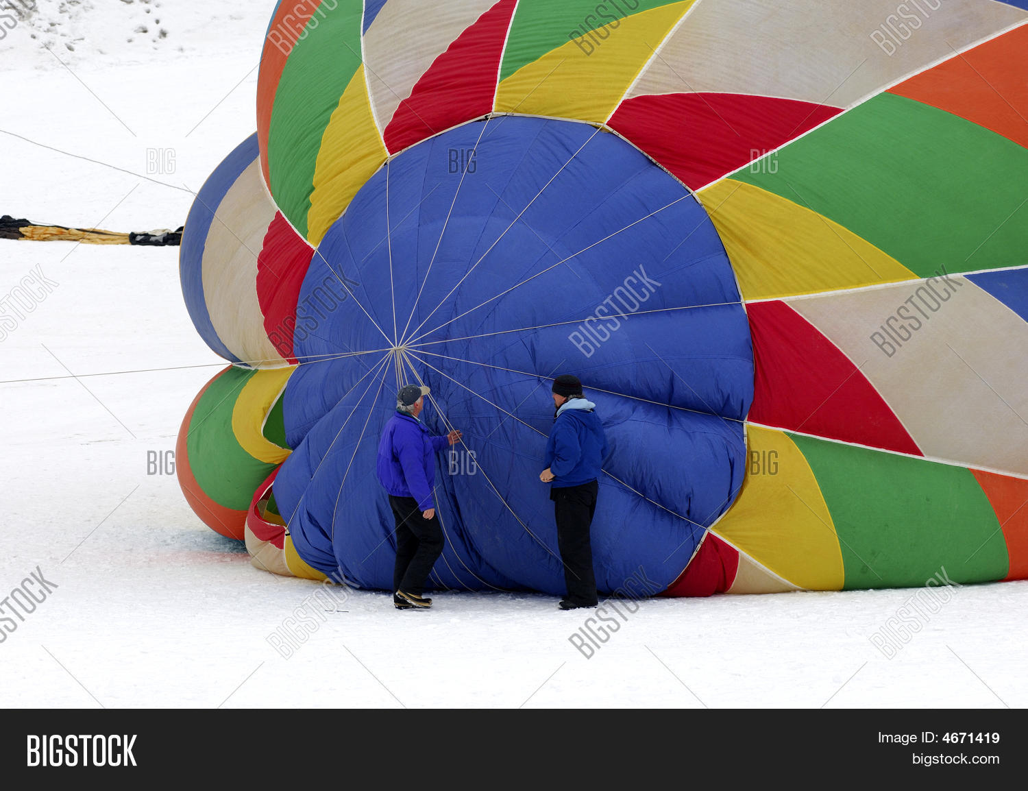 Flat Hot Air Balloon Image & Photo (Free Trial) | Bigstock
