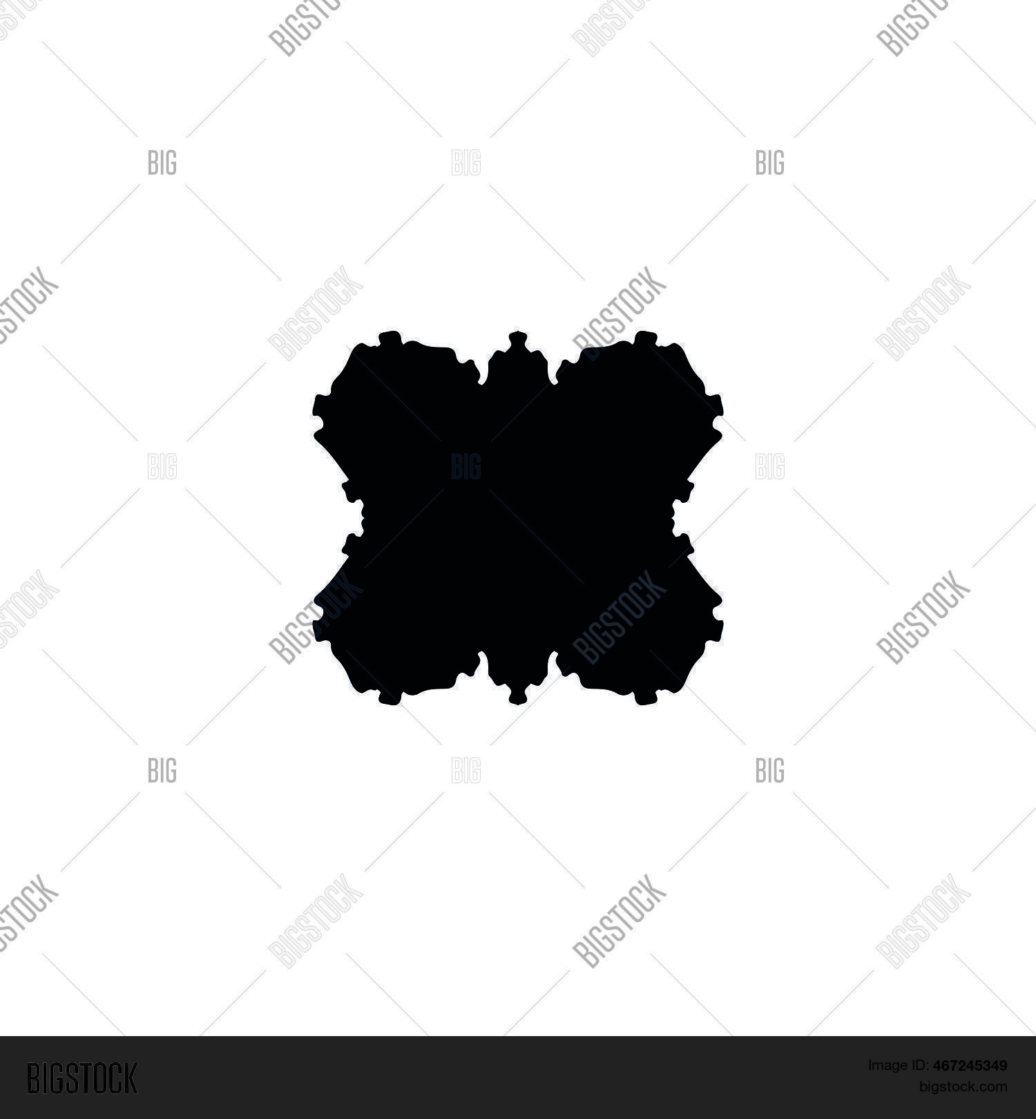 Rorschach Test Icon. Vector & Photo (Free Trial) | Bigstock