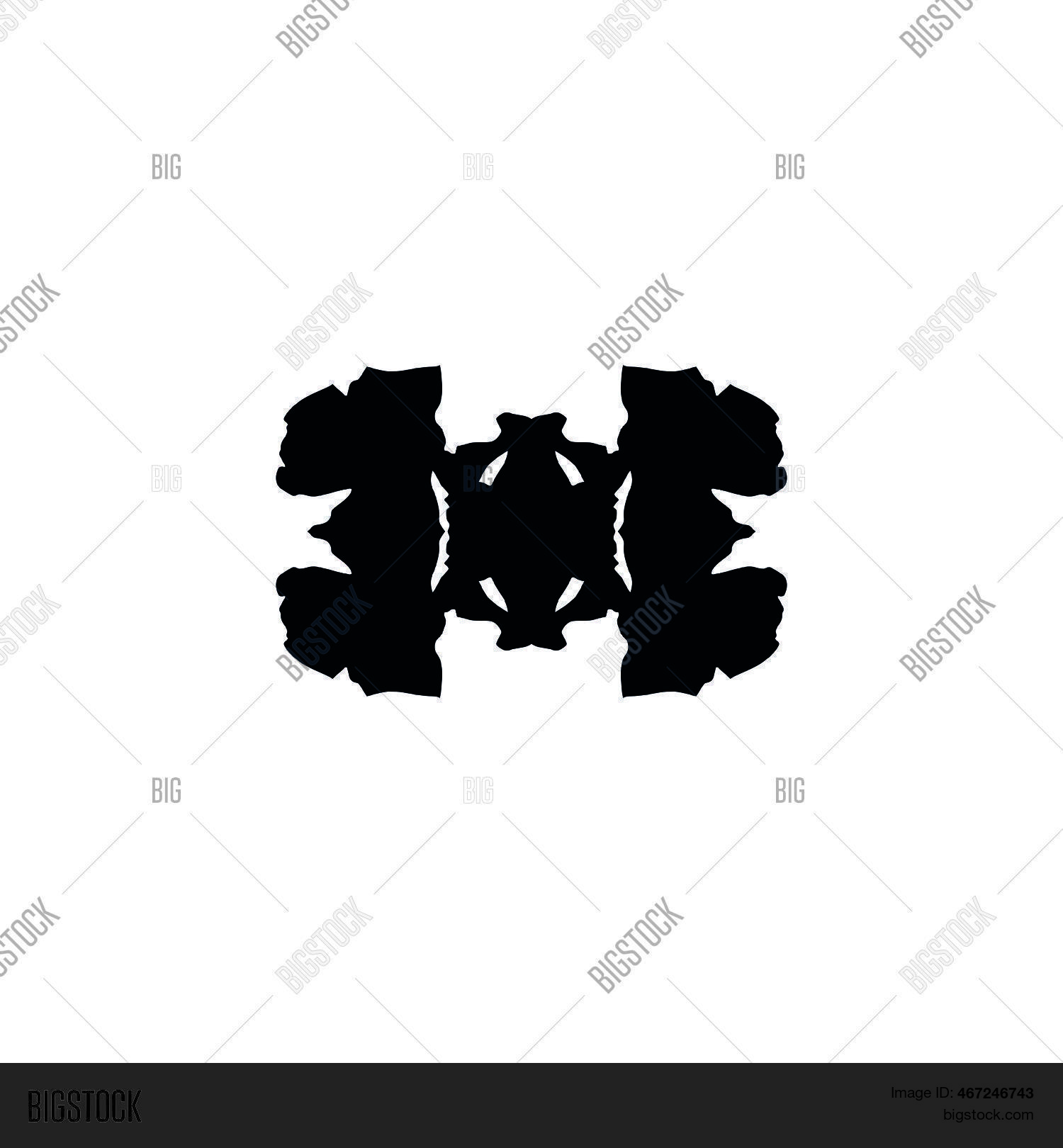 Rorschach Test Icon. Vector & Photo (Free Trial) | Bigstock
