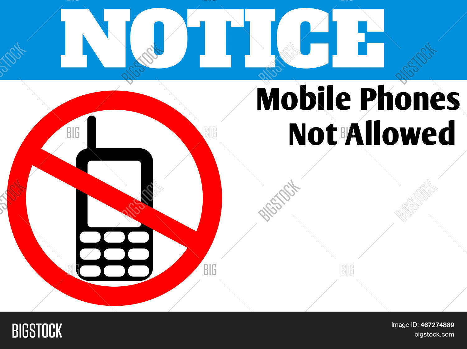 Mobile Phones Not Image & Photo (Free Trial) | Bigstock