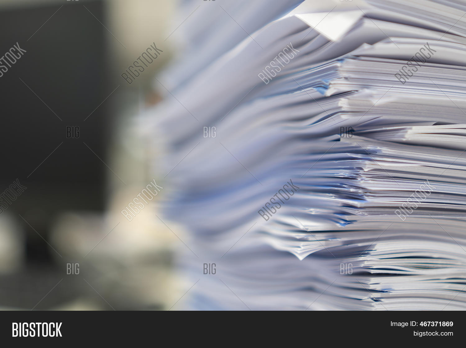 Stack Paper, Document Image & Photo (Free Trial) | Bigstock