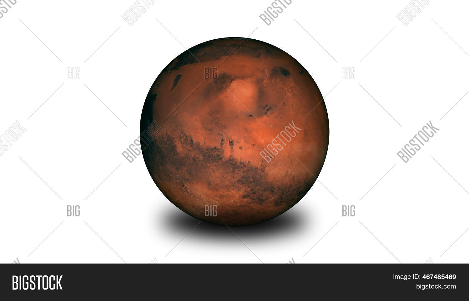 Mars Space - Zoomed Image & Photo (Free Trial) | Bigstock