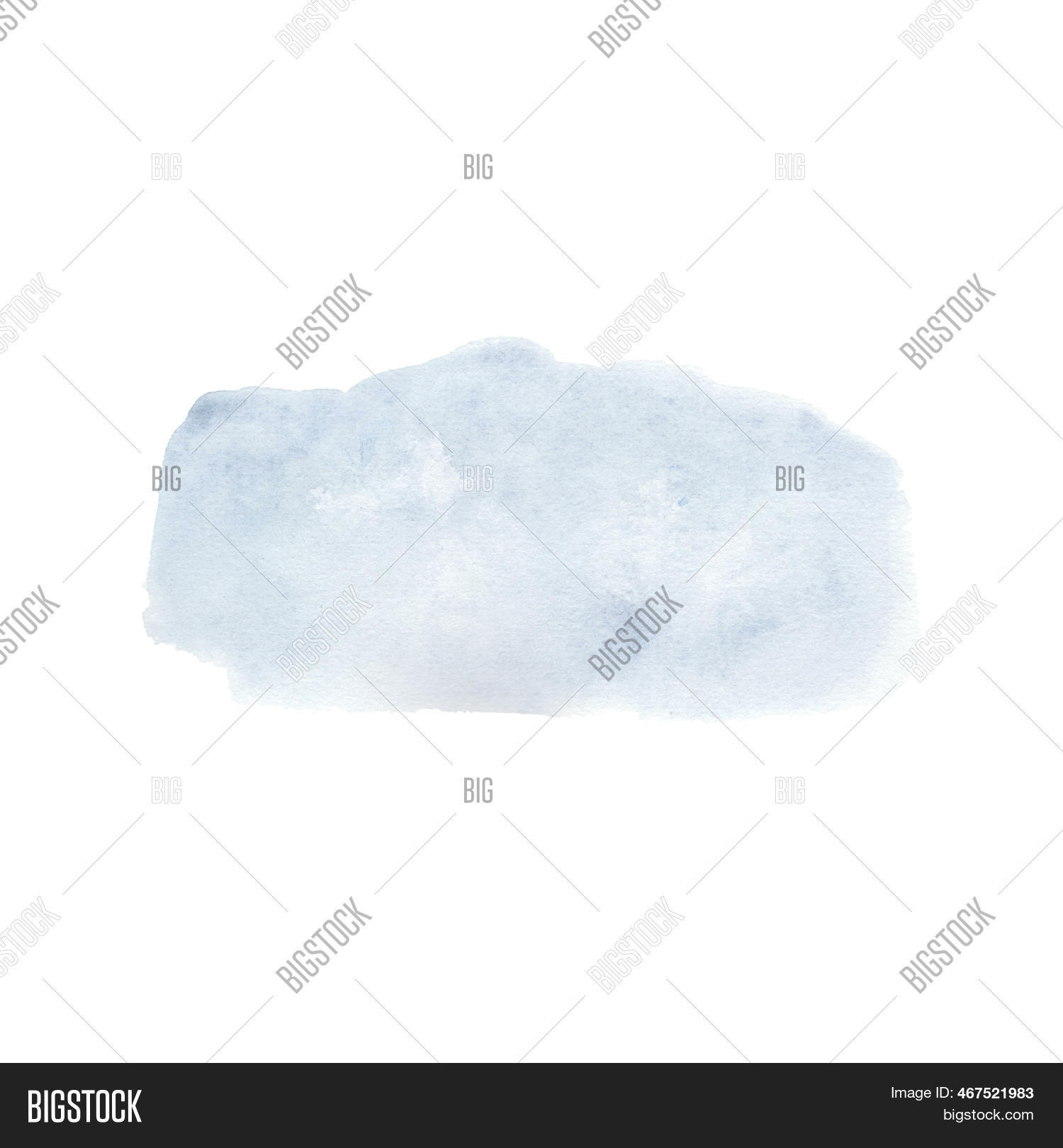 Blue Stain Isolated On Image & Photo (Free Trial) | Bigstock