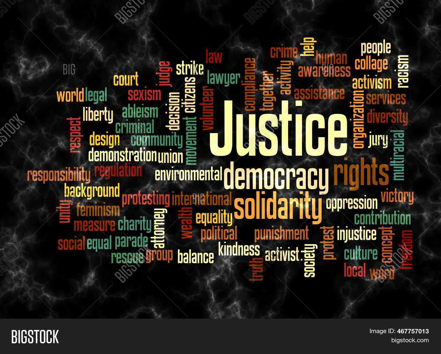 Word Cloud Justice Image & Photo (Free Trial) | Bigstock