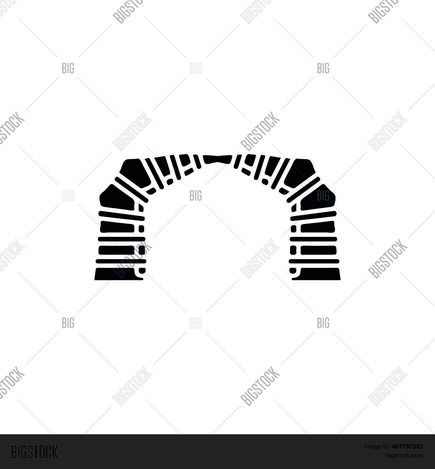 Tunnel Icon. Simple Vector & Photo (Free Trial) | Bigstock