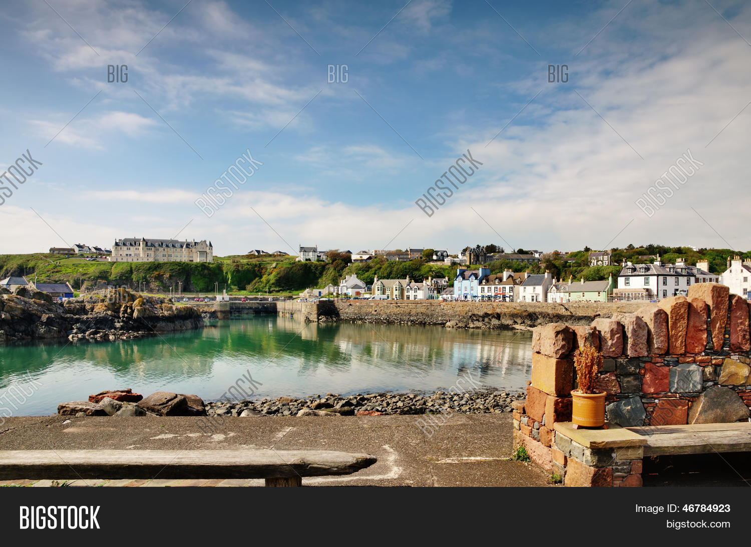 Portpatrick Harbour On Image & Photo (Free Trial) | Bigstock