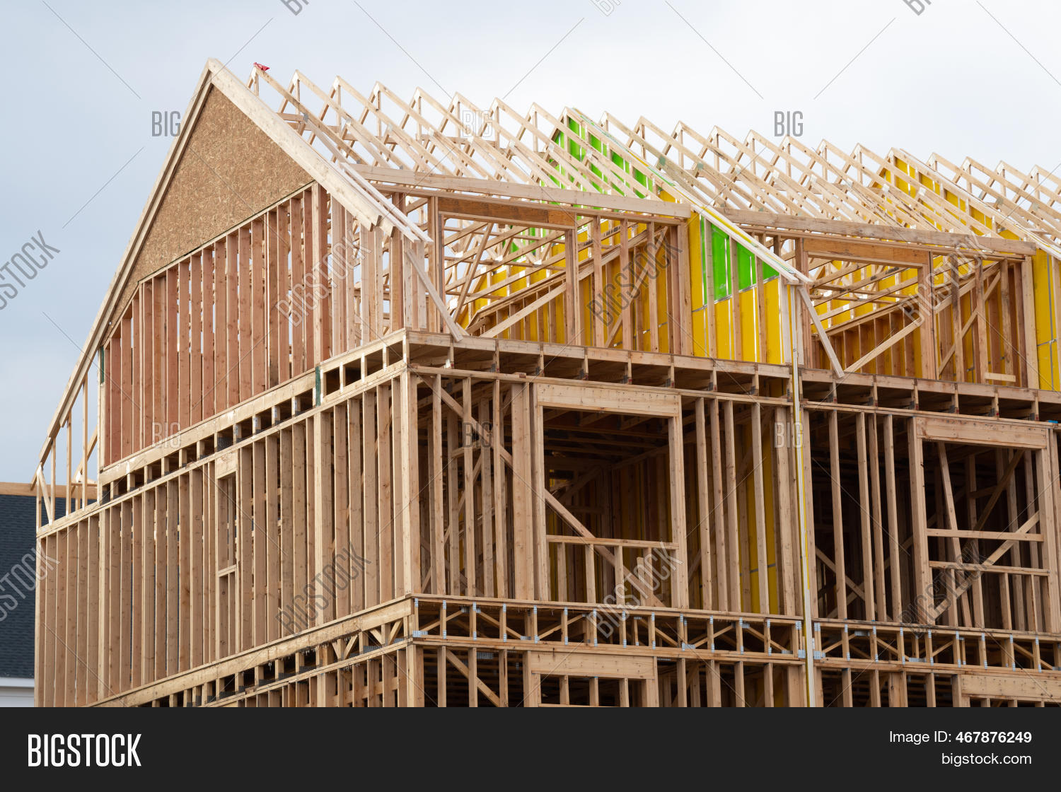 Wall Rafters Plywood Image & Photo (Free Trial) | Bigstock