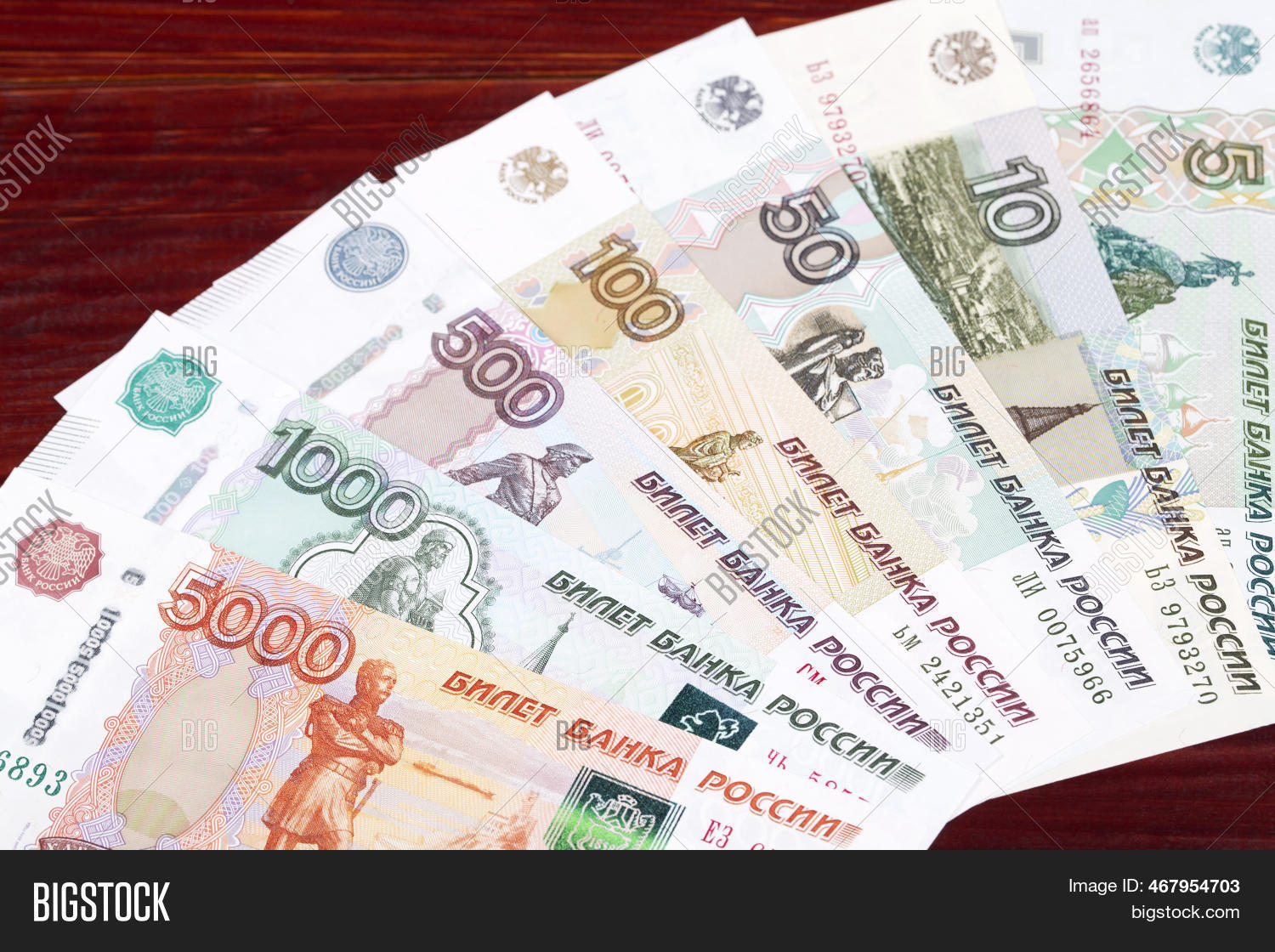 Russian Money - Ruble Image & Photo (Free Trial) | Bigstock