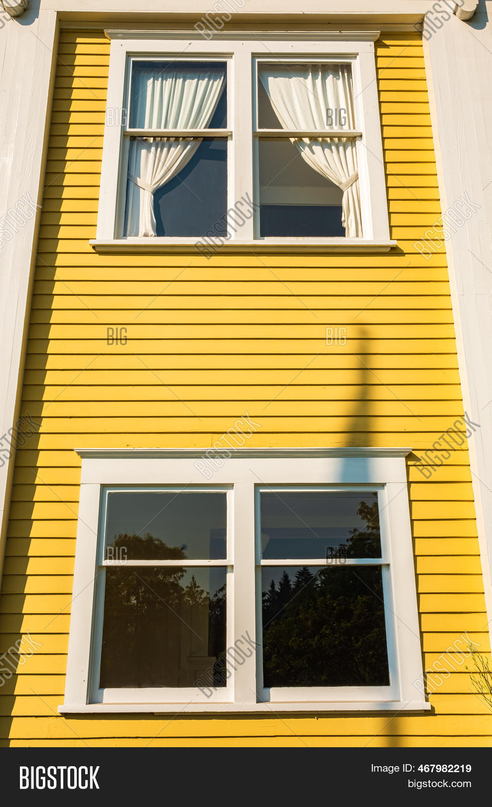 Windows. Yellow Wall Image & Photo (Free Trial) | Bigstock