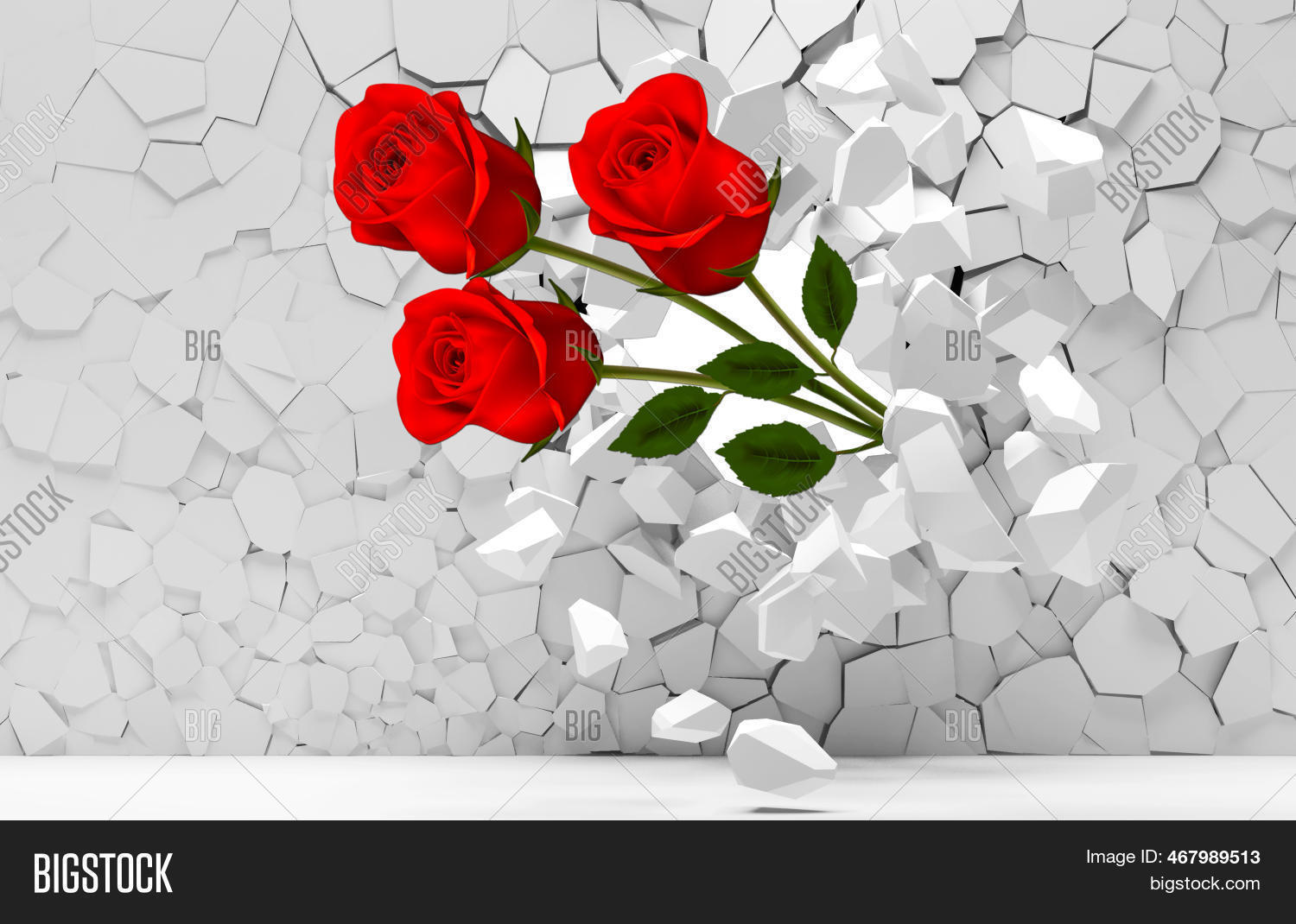 Red Rose Flowers Crash Image & Photo (Free Trial) | Bigstock