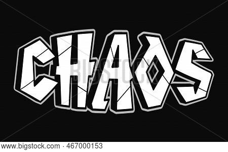 Chaos Word Graffiti Vector & Photo (Free Trial) | Bigstock