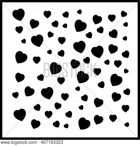 Stencil Hearts Vector & Photo (Free Trial) | Bigstock