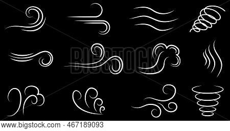 Wind Symbols Set. Vector & Photo (Free Trial) | Bigstock