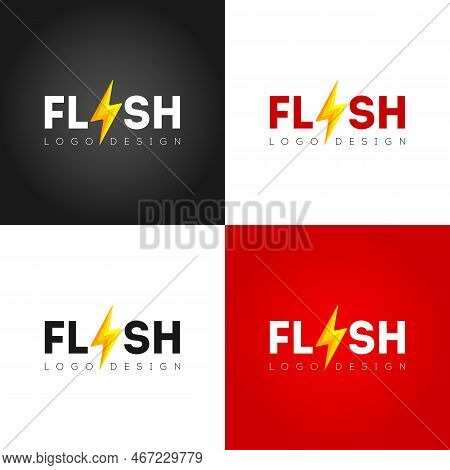 Flash Logo Design Vector & Photo (Free Trial) | Bigstock