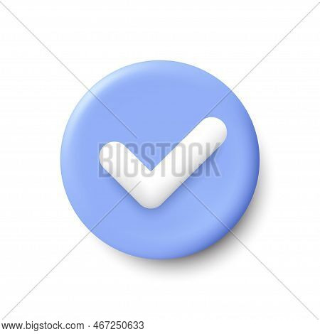 3d Check Mark Vector Vector & Photo (Free Trial) | Bigstock