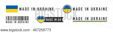 Made Ukraine Logo Vector & Photo (Free Trial) | Bigstock