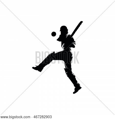 Cricket Player Icon. Vector & Photo (Free Trial) | Bigstock