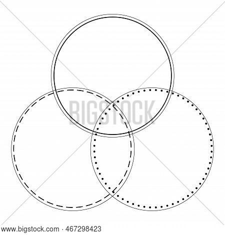 Venn Diagram Three Vector & Photo (Free Trial) | Bigstock