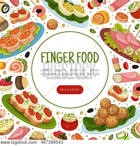 Finger Food Buffet Vector & Photo (Free Trial) | Bigstock