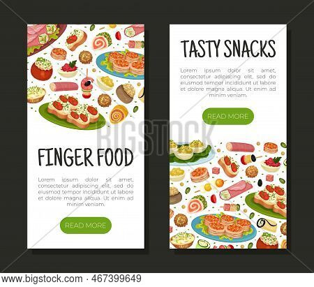 Finger Food Buffet Vector & Photo (Free Trial) | Bigstock