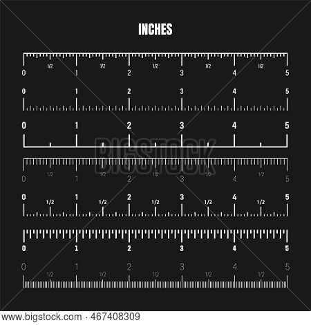 Realistic White Inch Vector & Photo (Free Trial) | Bigstock