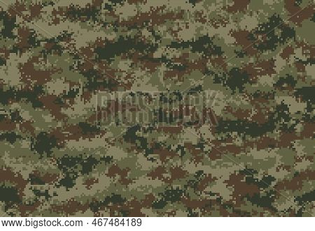 Pixel Military Vector & Photo (Free Trial) | Bigstock