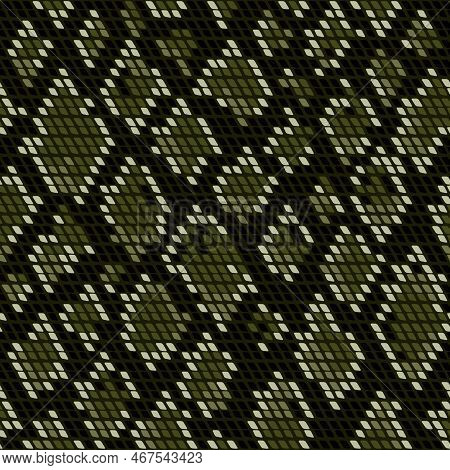 Green Snake Skin Vector & Photo (Free Trial) | Bigstock