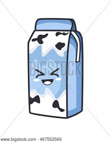 Vector y foto Emoticon Box Milk (prueba gratis) | Bigstock