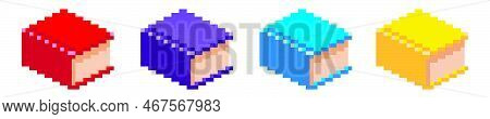 Book Pixel Icon. Vector & Photo (Free Trial) | Bigstock