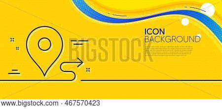 Journey Line Icon. Vector & Photo (Free Trial) | Bigstock