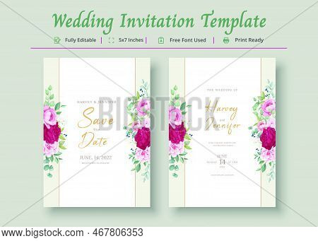 Wedding Invitation Vector & Photo (Free Trial) | Bigstock