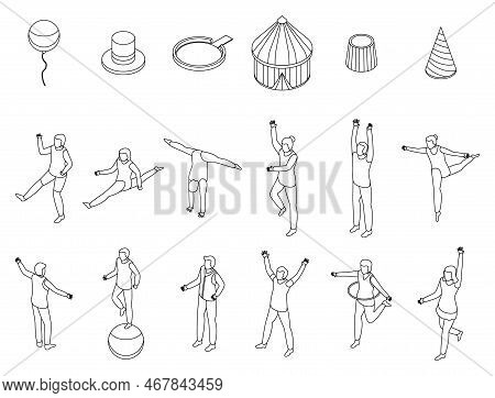 Acrobat Icons Set. Vector & Photo (Free Trial) | Bigstock