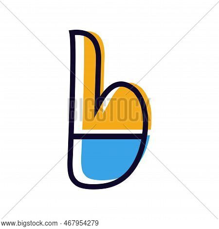 Letter B Cool Simple Vector & Photo (Free Trial) | Bigstock