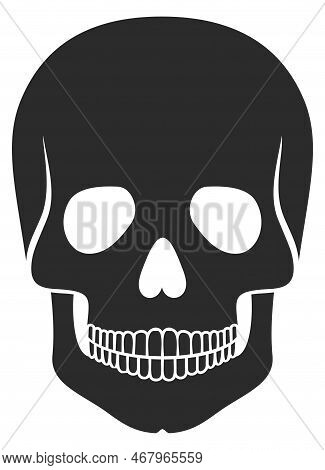 Black Skull Icon. Vector & Photo (Free Trial) | Bigstock