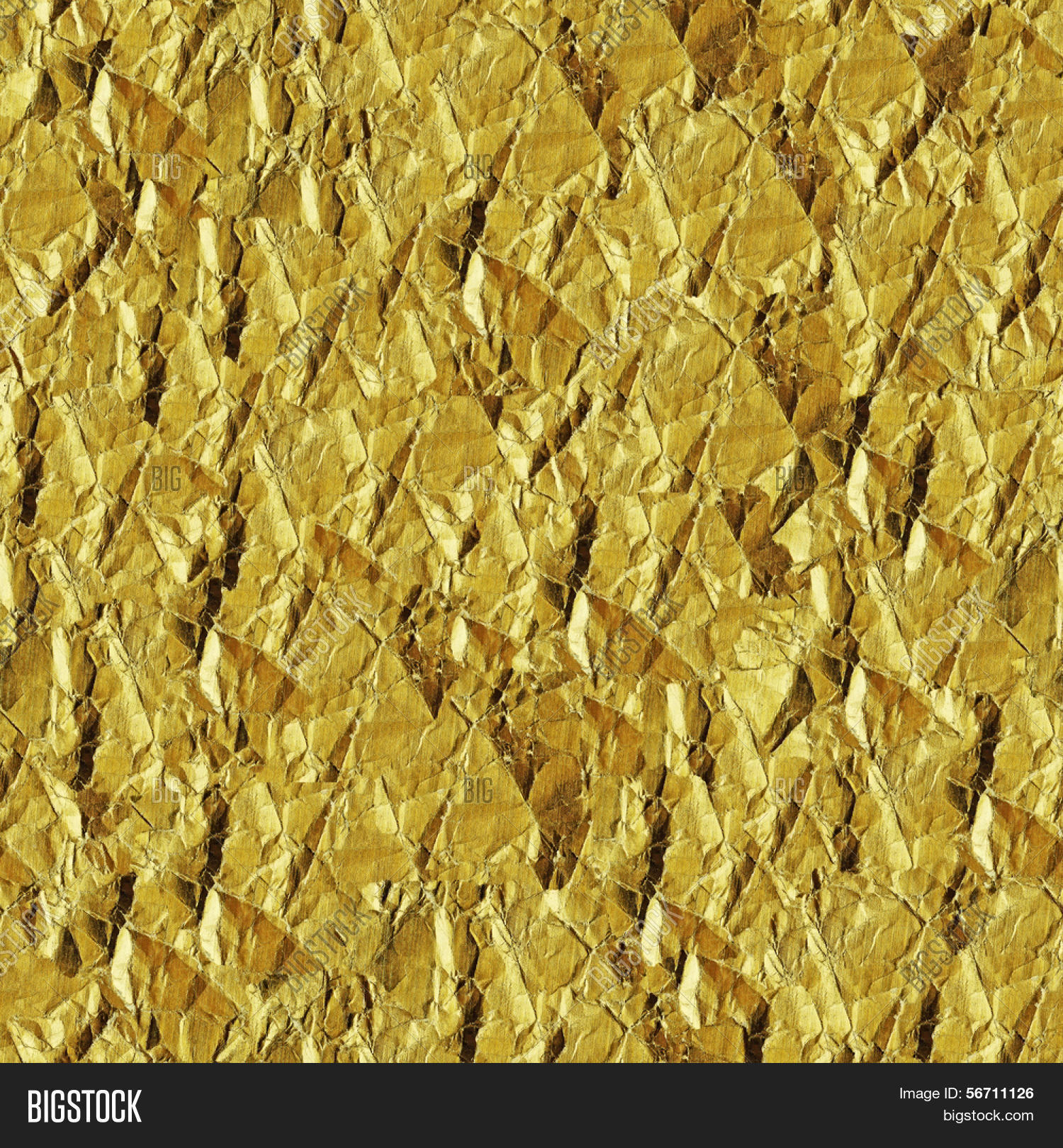 Gold Yellow Crumpled Image & Photo (Free Trial) | Bigstock