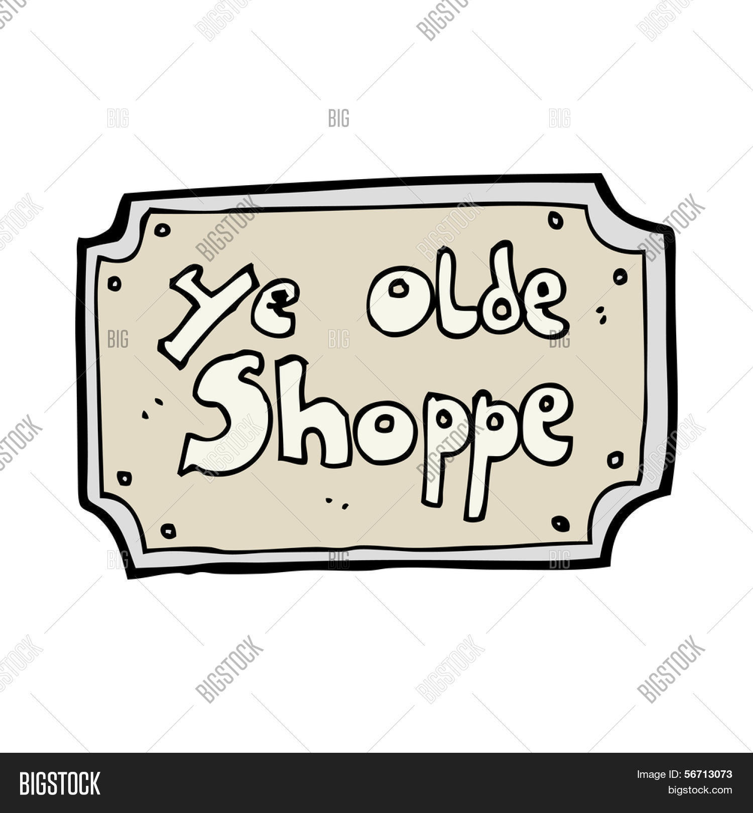 Cartoon Old Fake Shop Image & Photo (Free Trial) | Bigstock