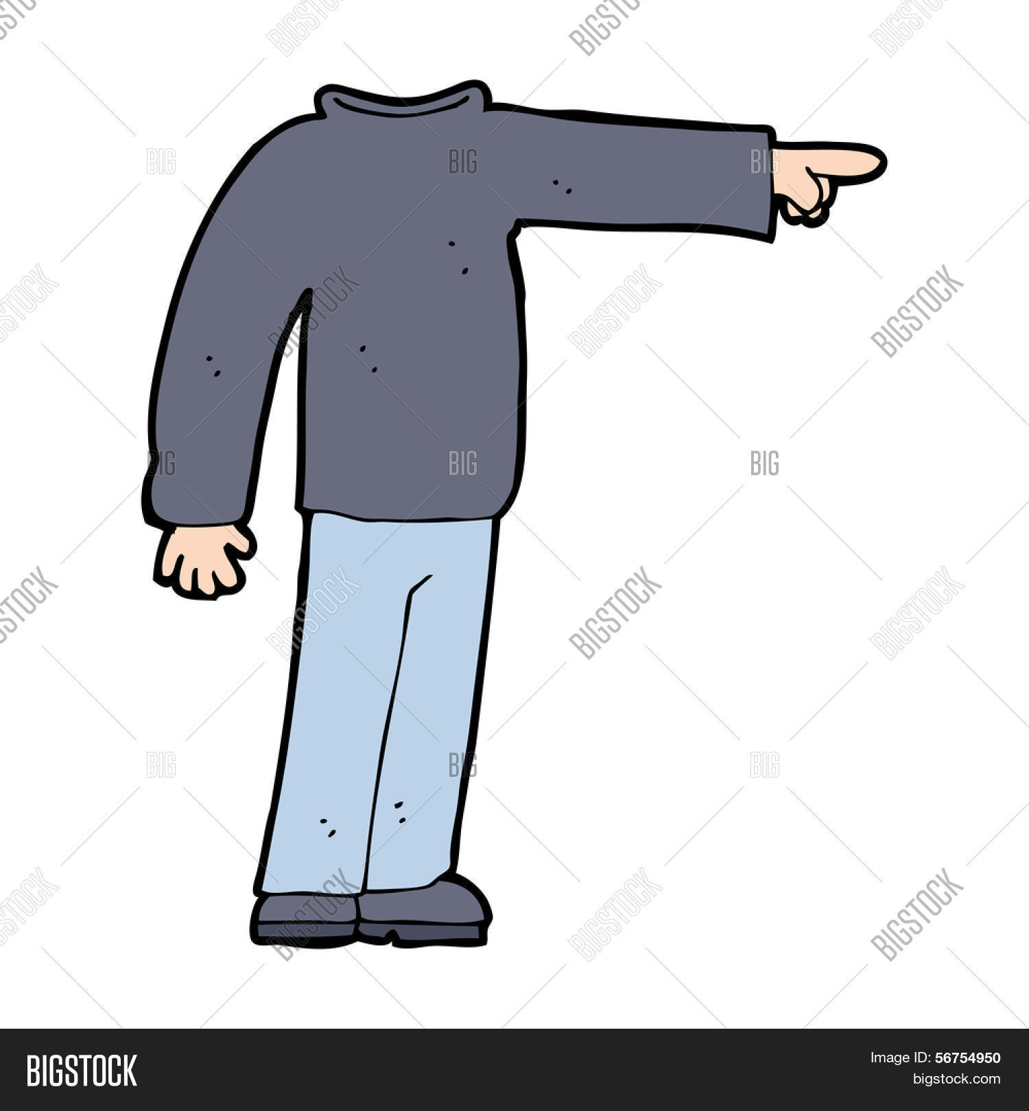 Cartoon Headless Man Image & Photo (Free Trial) | Bigstock